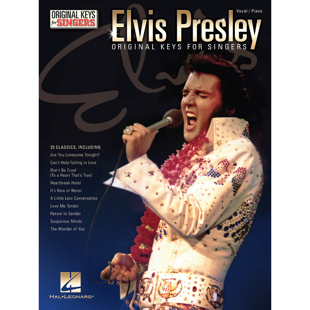 Elvis Presley Original Keys for Singers – Billy Hyde Music