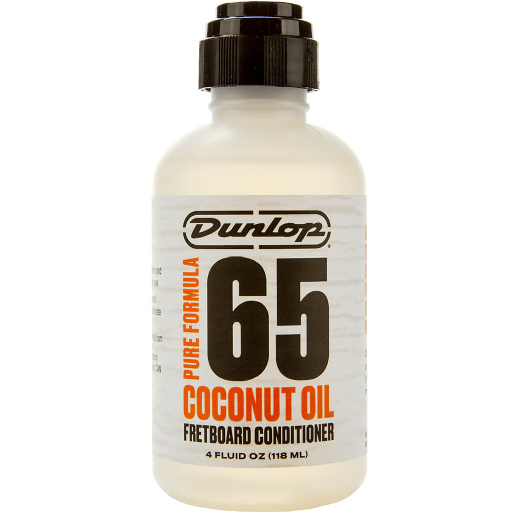 Jim Dunlop Pure Formula 65 Coconut Oil Fretboard Conditioner 4oz ...