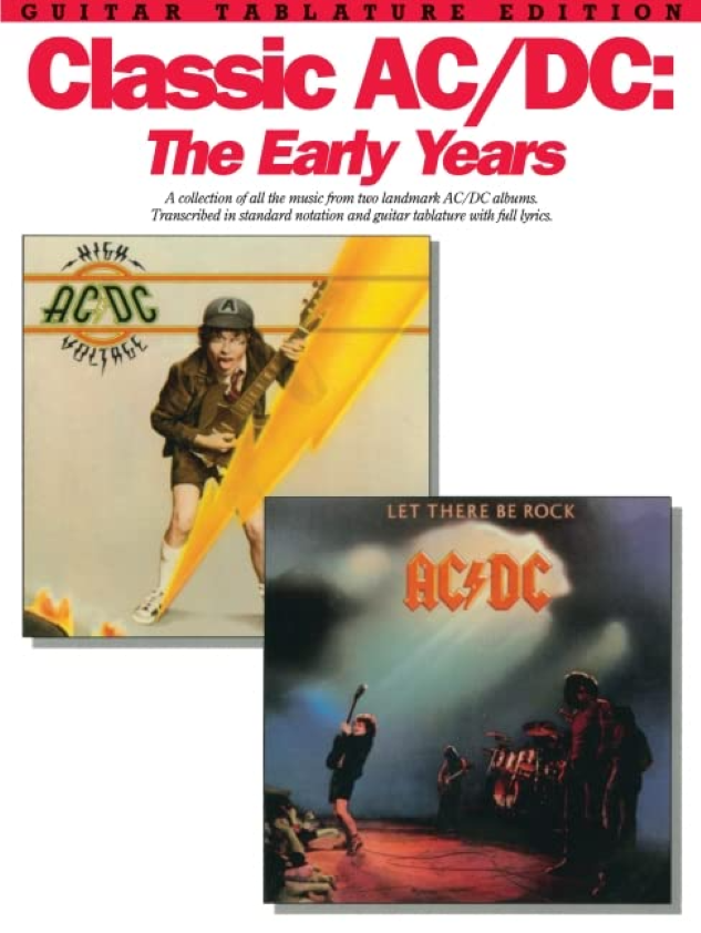 Classic AC/DC The Early Years Guitar Tab – Billy Hyde Music