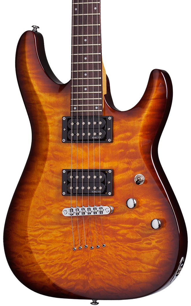 Schecter C 6 Plus in Vintage Sunburst – Billy Hyde Music