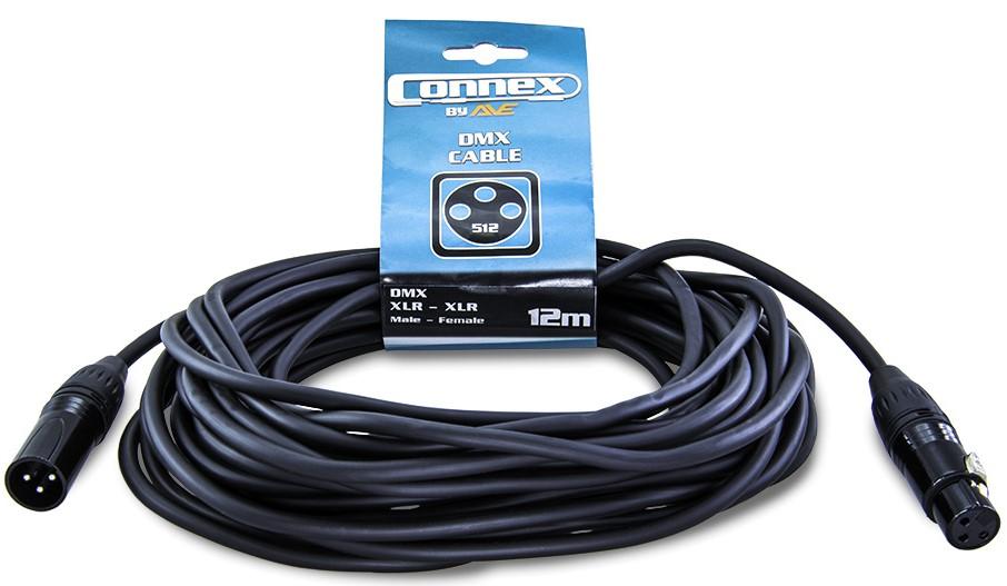 AVE Connex DMX3P 12 DMX Lighting Cable 12m – Billy Hyde Music